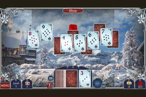 Winter Solitaire TriPeaks 🕹️ 🃏 | Free Cards Browser Game
